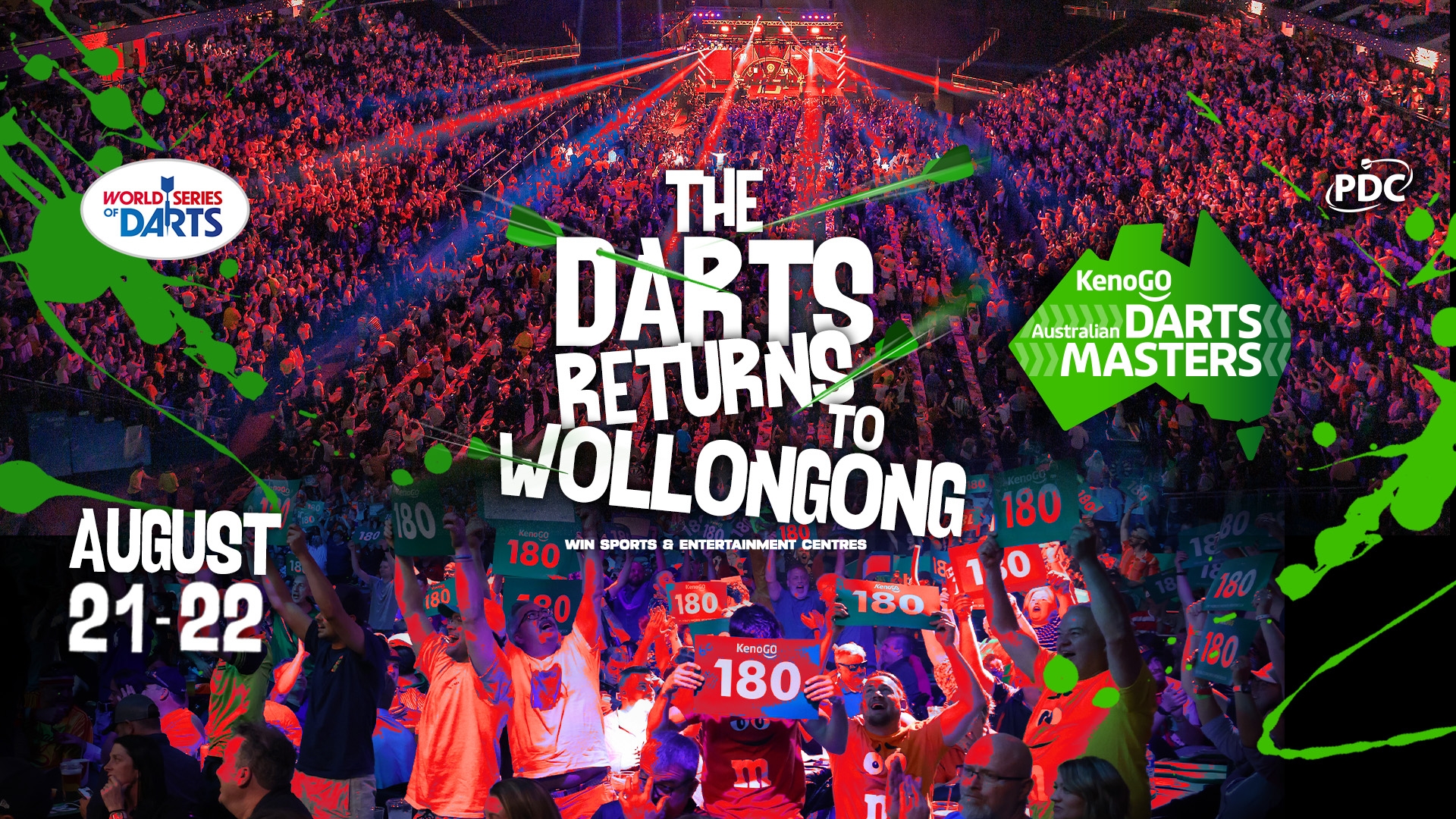 Australian Darts Master | WIN Sports & Entertainment Centres