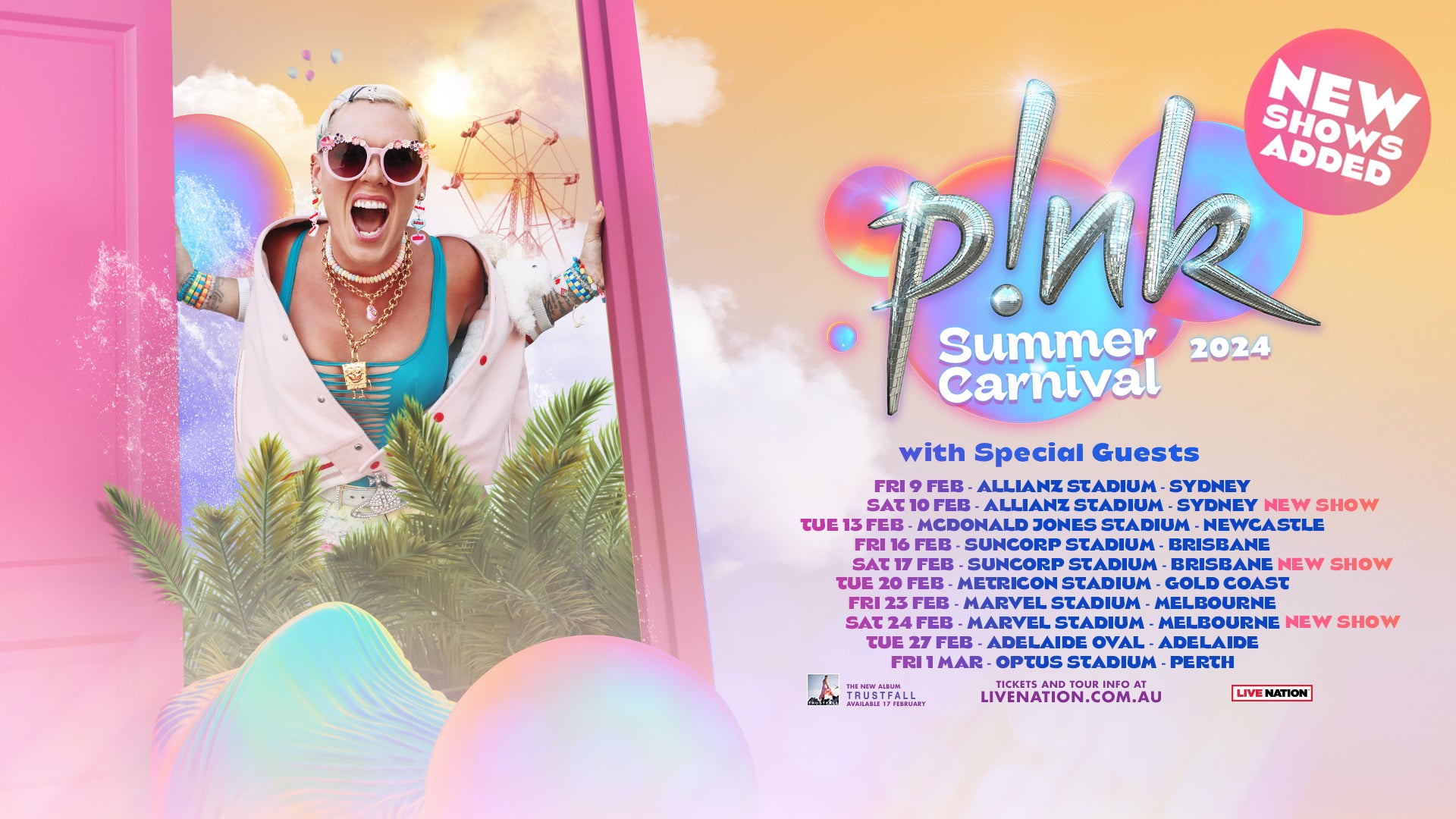 P!NK Announces Second Allianz Stadium Show | Allianz Stadium