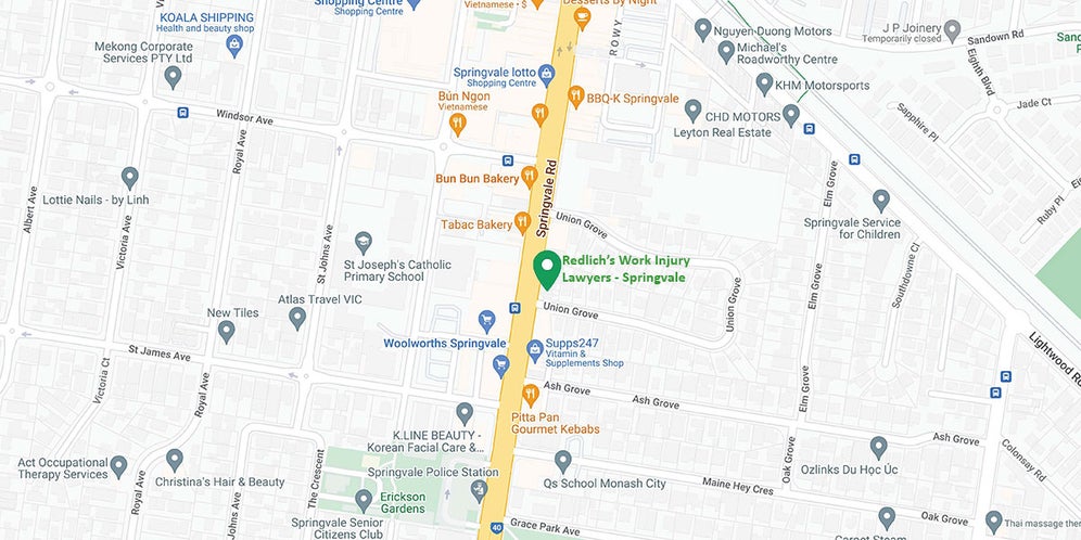 No Win, No Fee Personal Injury Lawyers Springvale | Redlich’s Injury ...