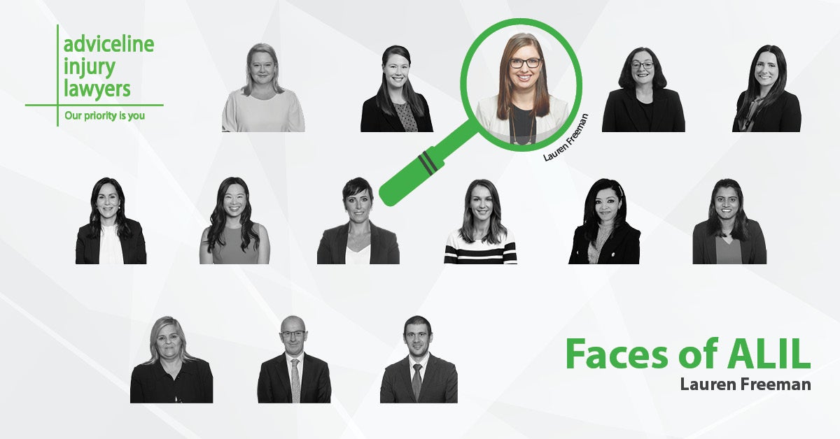 Faces of ALIL: Lauren Freeman | Adviceline Injury Lawyers | Redlich’s ...