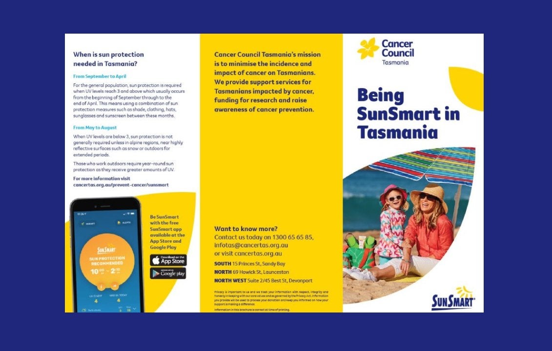 Reducing Your Cancer Risk and Early Detection - Cancer Council Tasmania ...