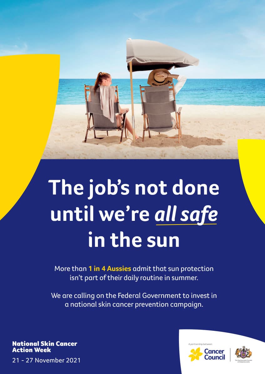 National Skin Cancer Action Week | The job’s not done until we’re all ...