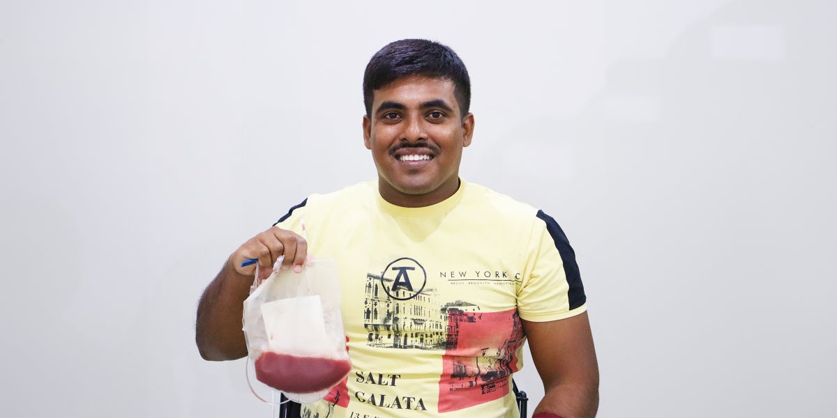 Akshay shares his inspiring lifesaving story