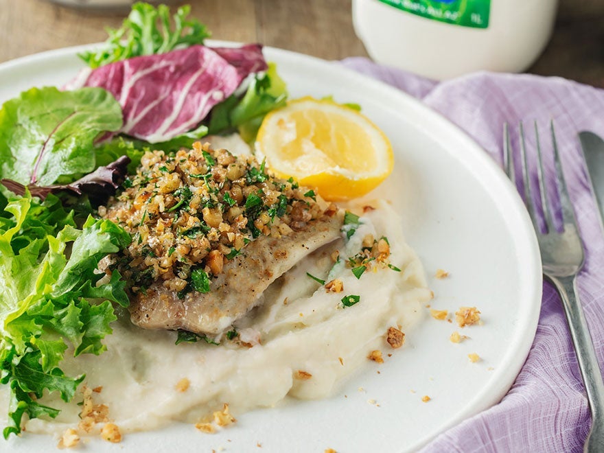 a2 Milk® | Fish with Creamy Cauliflower