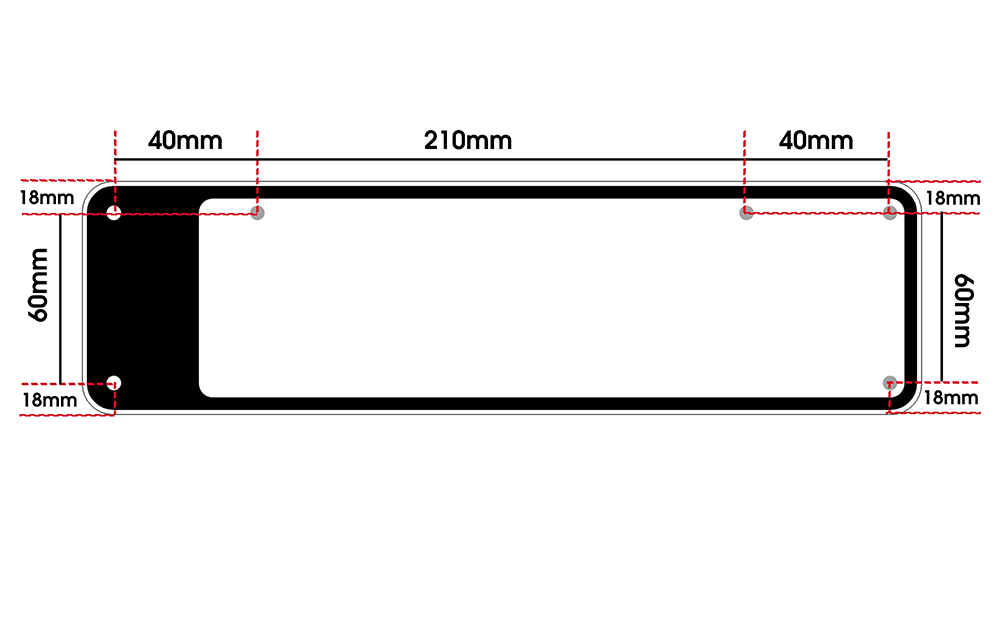 Plate Sizing & Hole Positioning Guide