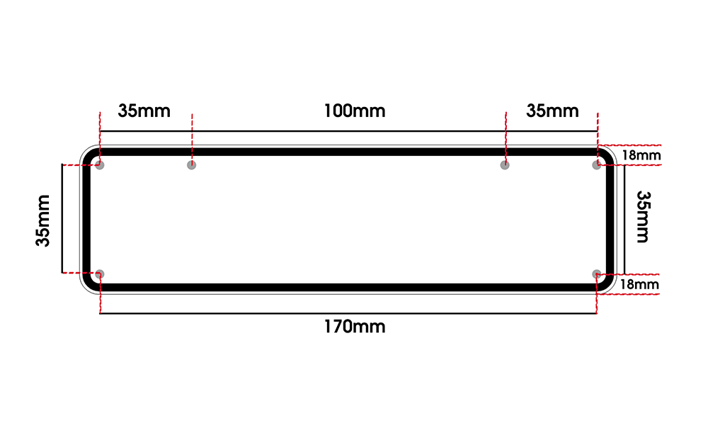 Plate Sizing & Hole Positioning Guide