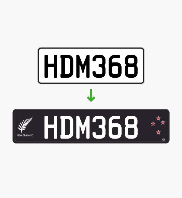 Steps in Ordering & Switching to Personalised Plate | KiwiPlates NZ