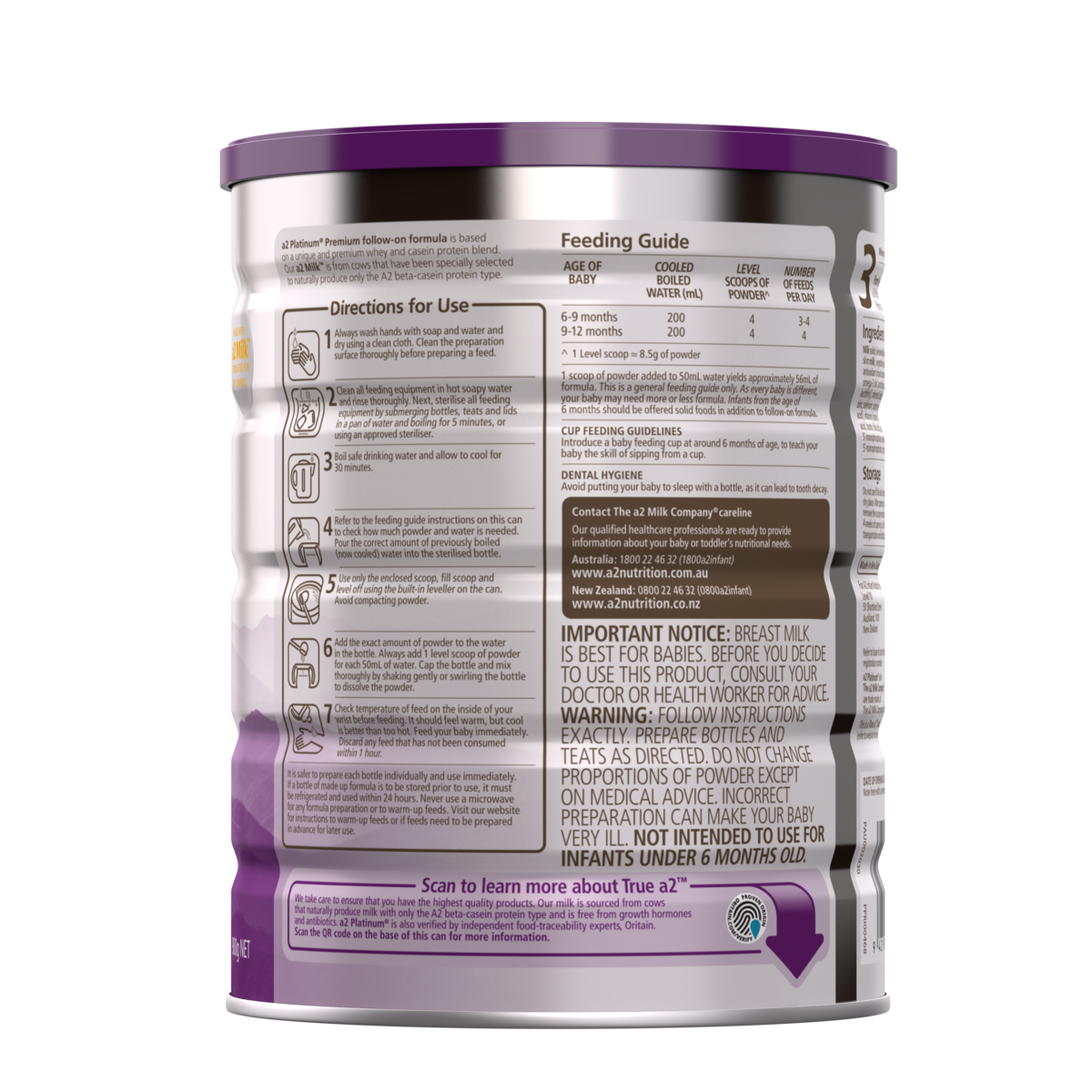 Nutrition information