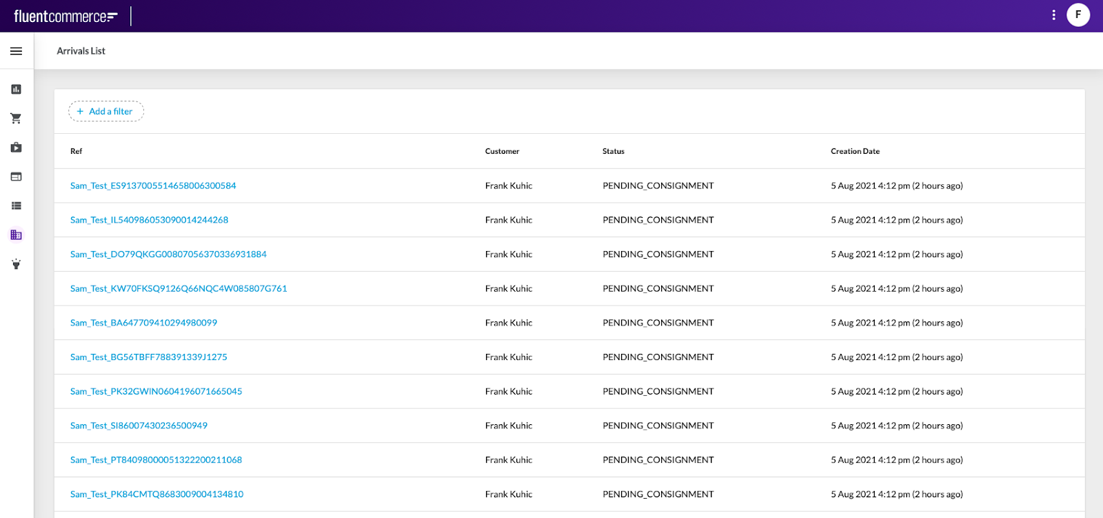 Configuration of the Fluent Store Web App