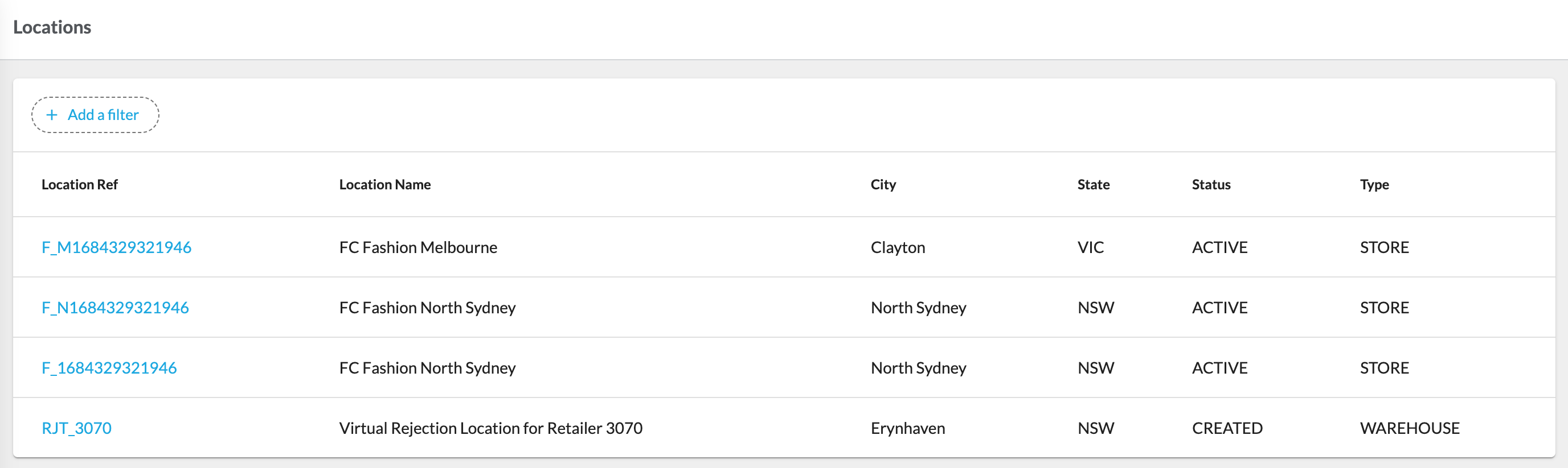 Fluent Big Inventory Web App