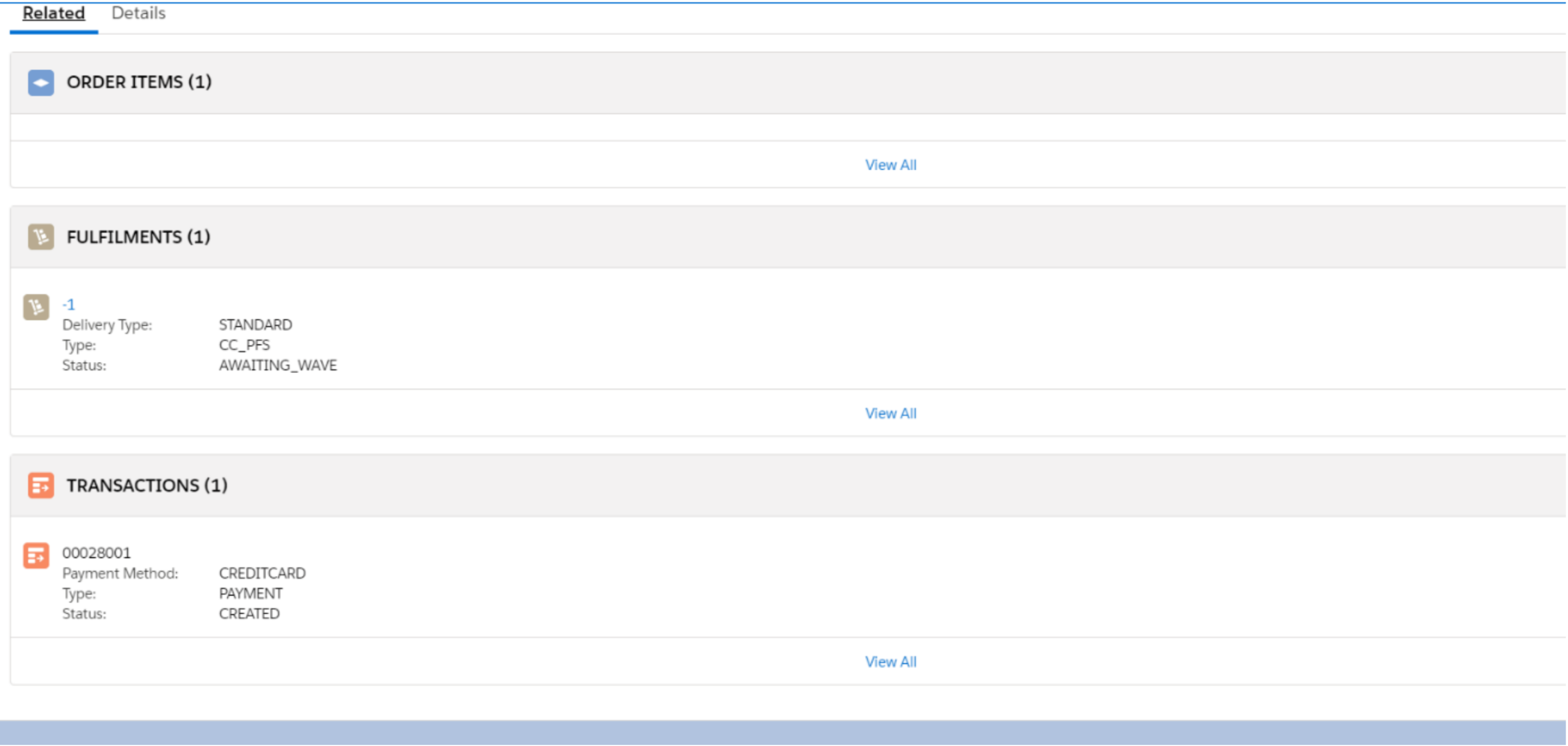 Fluent Order Management App for Salesforce Service Cloud (SFSC)