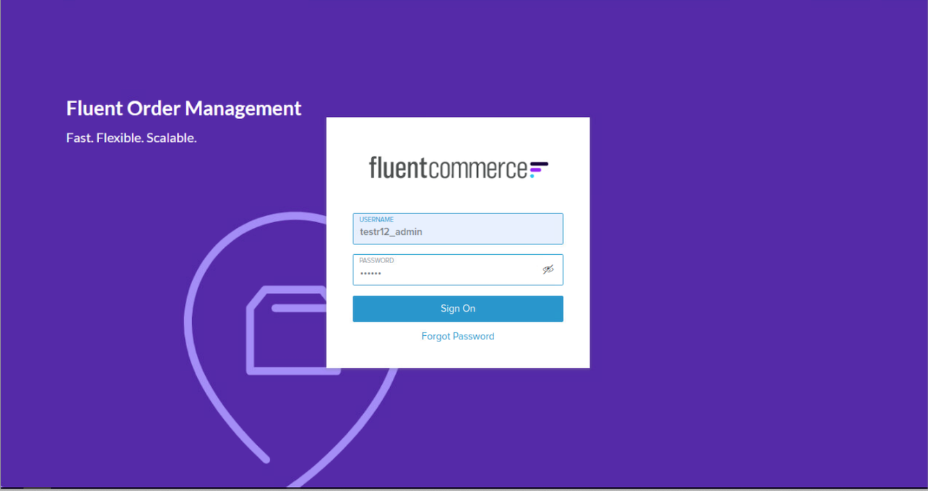 Authenticating (logging in) into Fluent