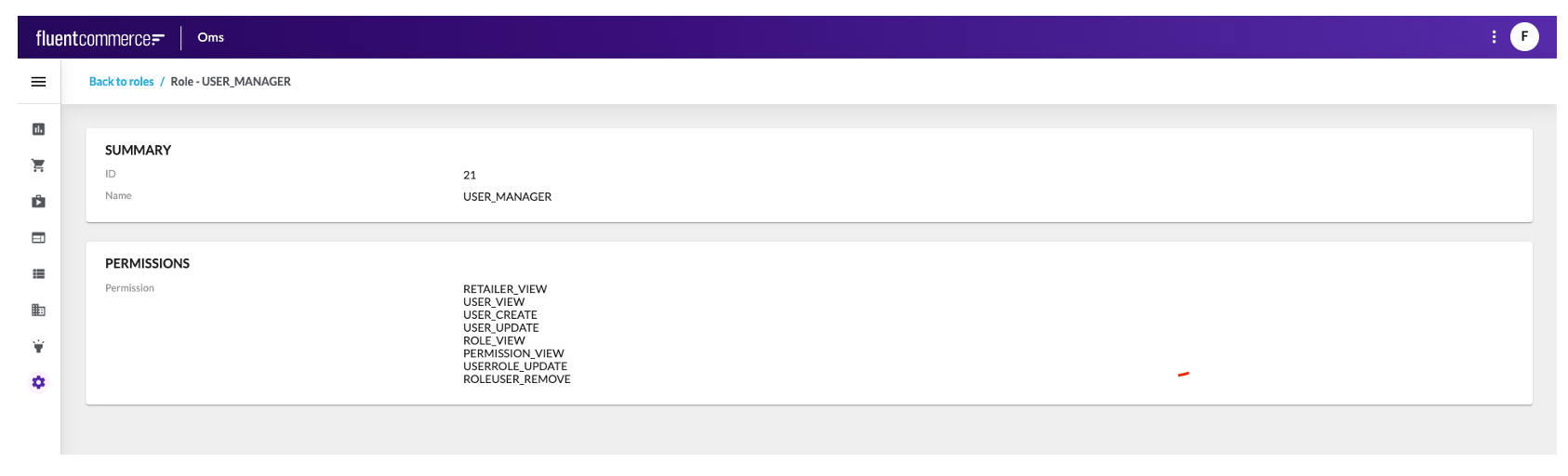 Web Apps - Fluent OMS - Admin - Overview