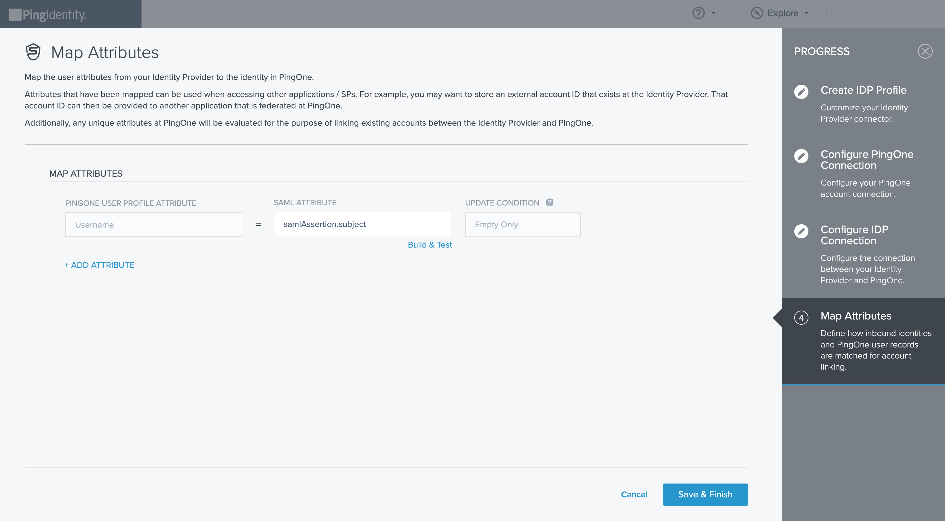 Configure Okta connection via SAML