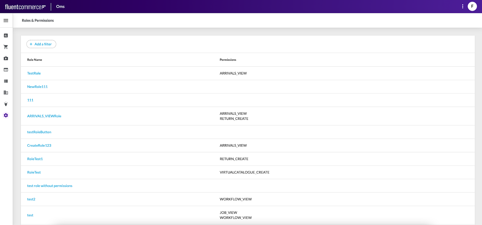 Web Apps - Fluent OMS - Admin - Overview