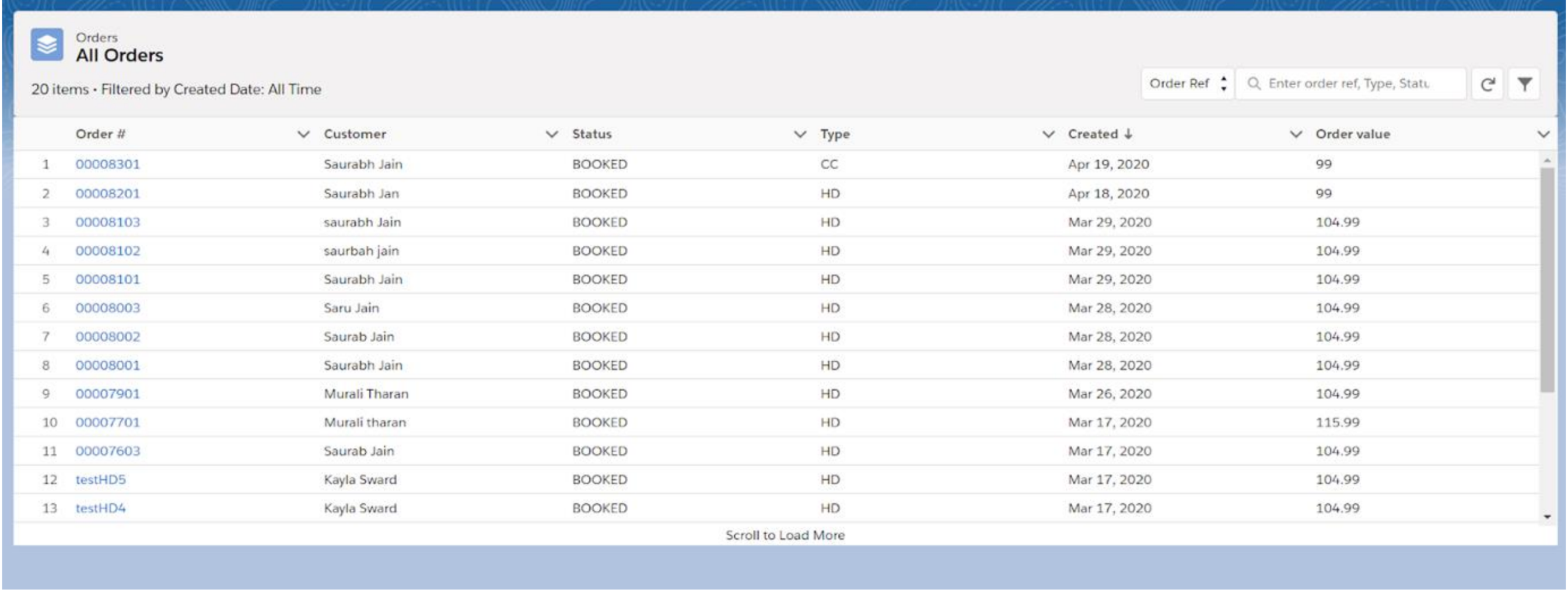 Fluent Order Management App for Salesforce Service Cloud (SFSC)