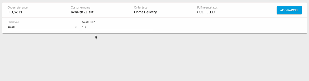 Multi-Parcel Component Multi-Parcel Component