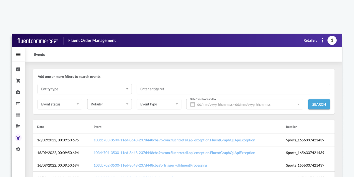 Identify Specific Events with Detailed Timestamps in Fluent OMS