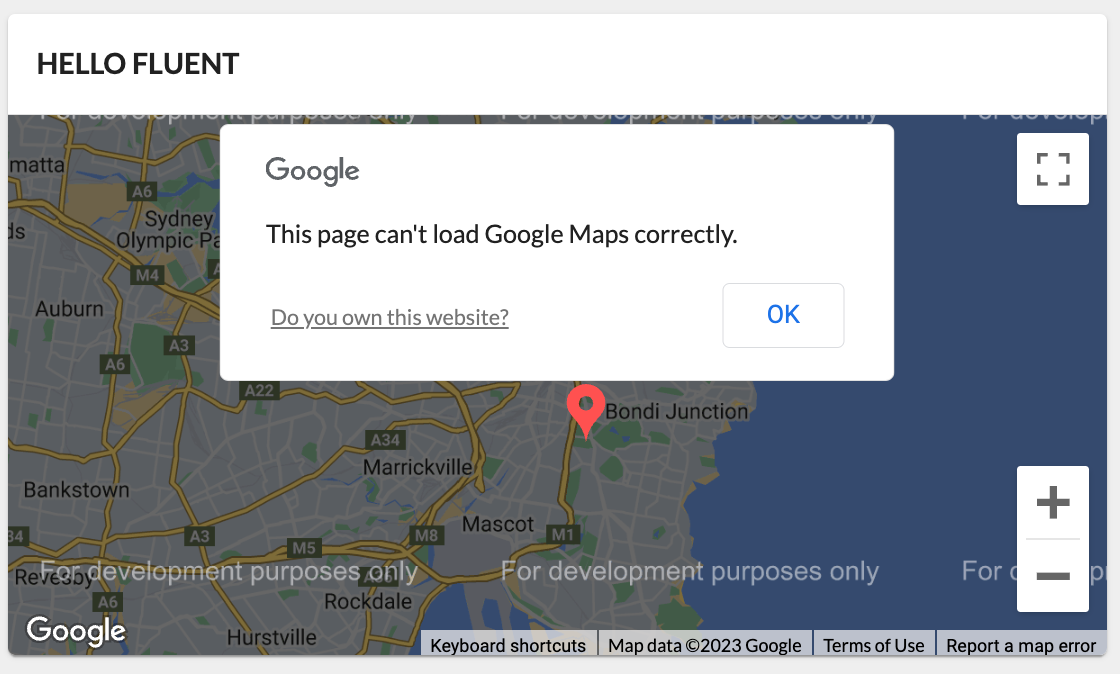 Integrating a Third-Party Map Component