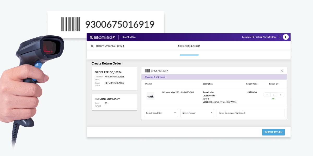 Use Barcode Scanners to Manage Returns
