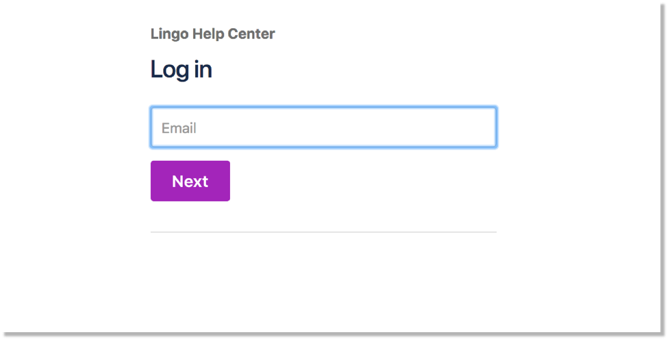 Platform Support Process
