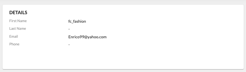 Users Configuration Overview
