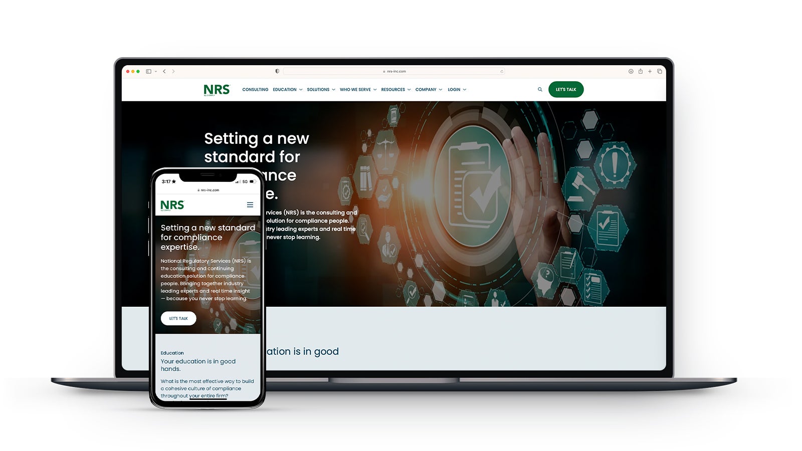 Website Development | ComplySci | Devotion Digital