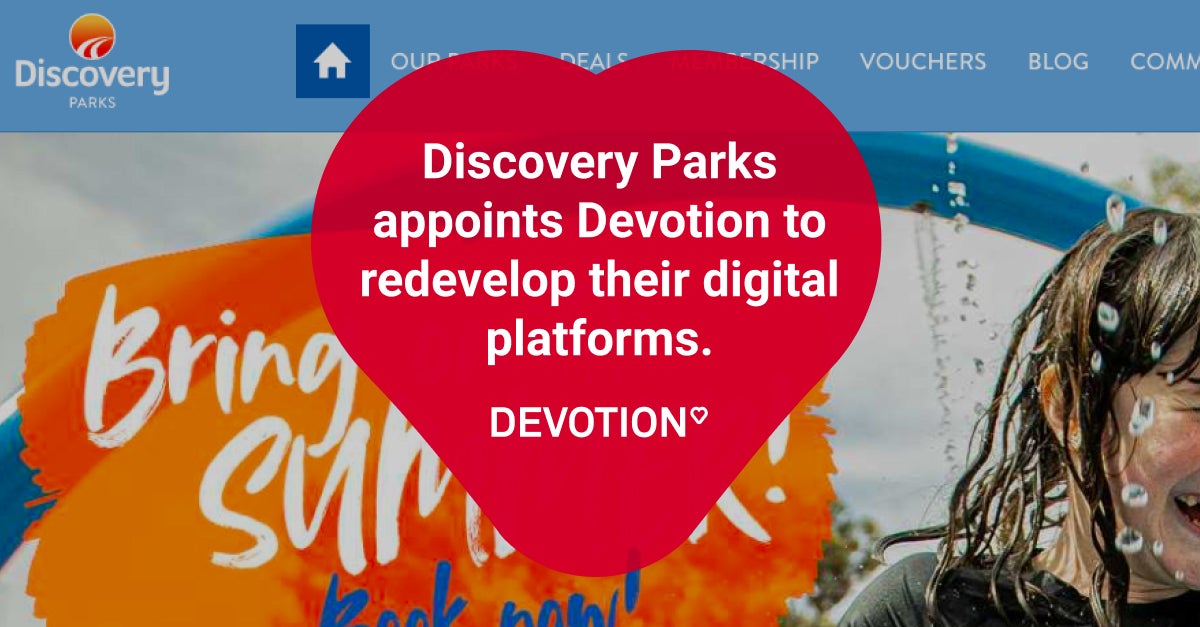 Discovery Parks appoints Devotion | Client Win | Devotion