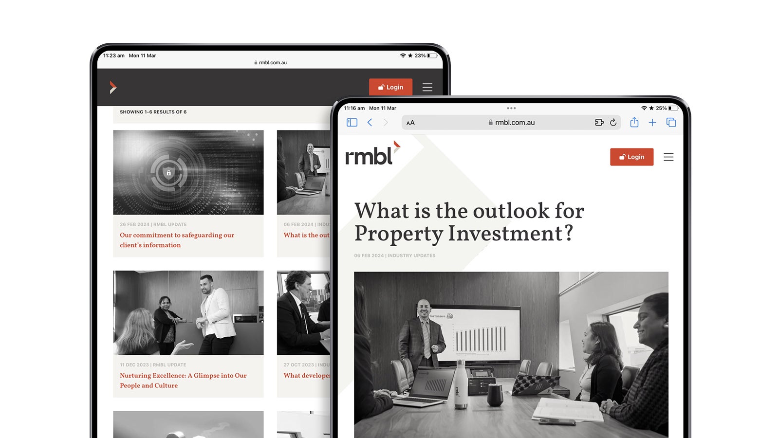 Website Development | RMBL | Devotion Digital