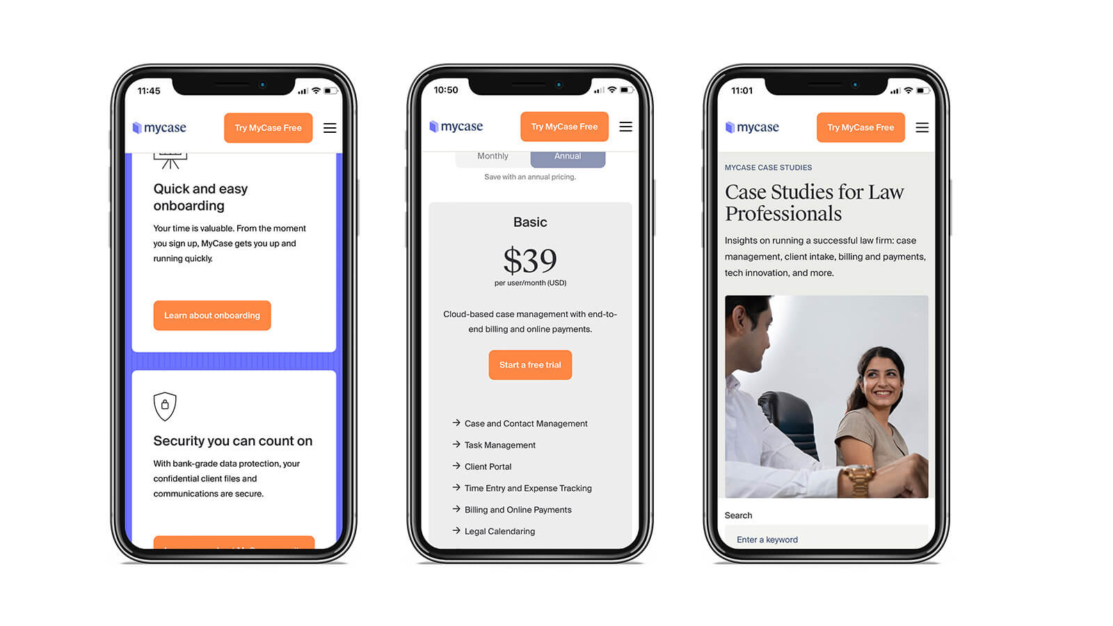 Website Development | MyCase | Devotion Digital Agency