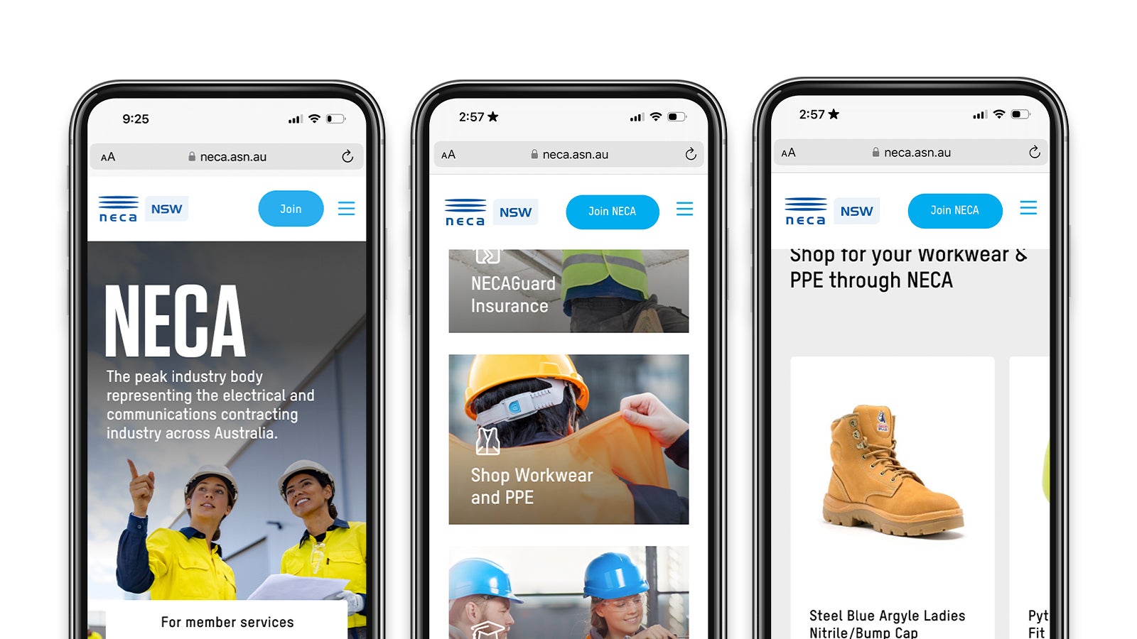 Website Development | NECA | Devotion Digital