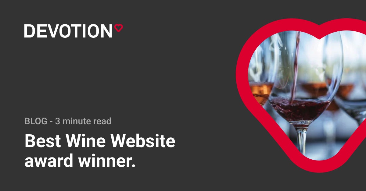 Best Wine Website award winner | Insights | Devotion