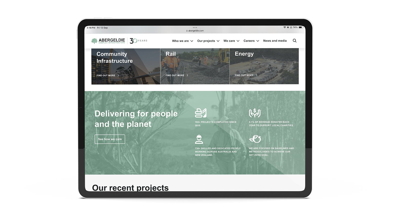 Website Development | Abergeldie | Devotion Digital