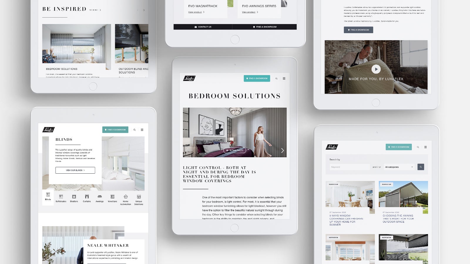 Website Development | Luxaflex | Devotion Digital Agency